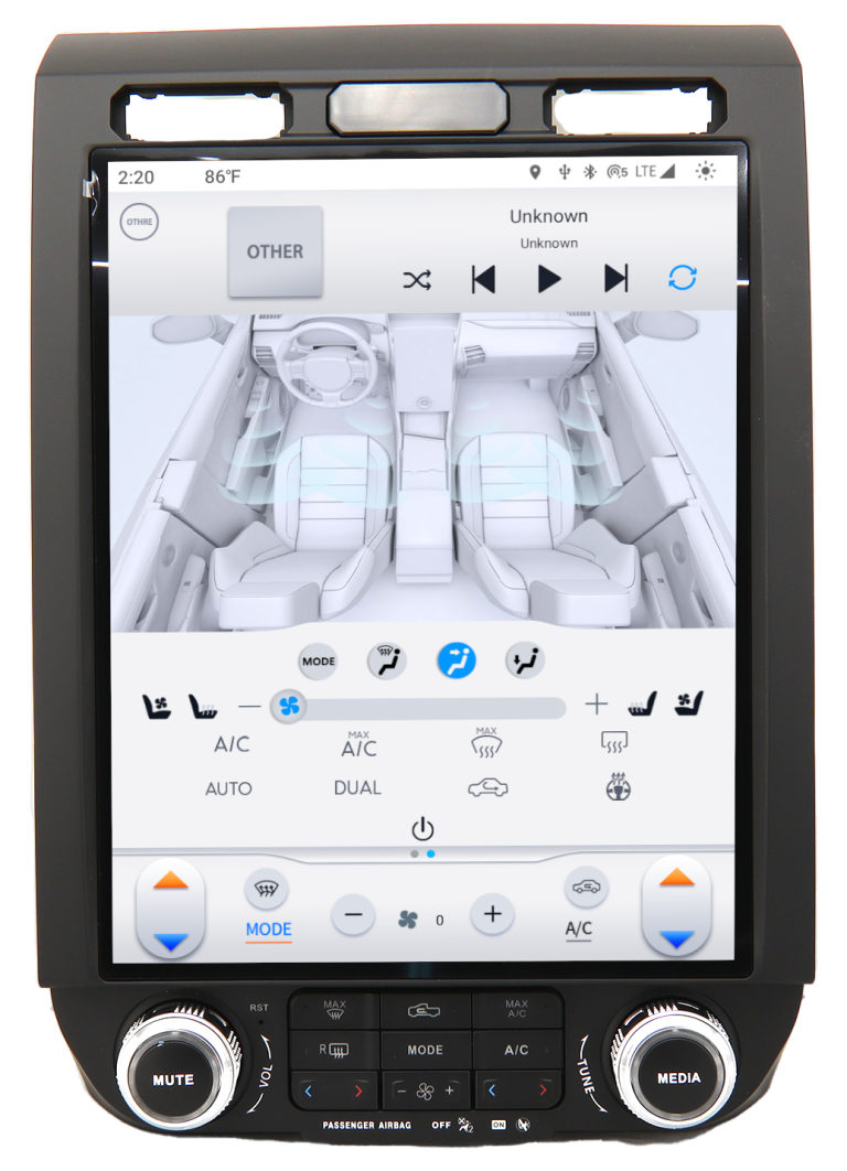 2015-2020 F-150 / 2017-2023 Super Duty Generation 6 T-Style Radio ...